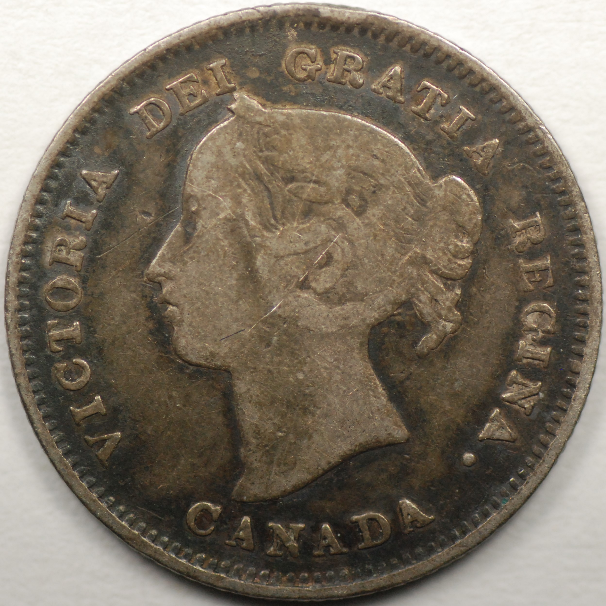 FC 18159 1900 CANADA 5 Cents Head Left
